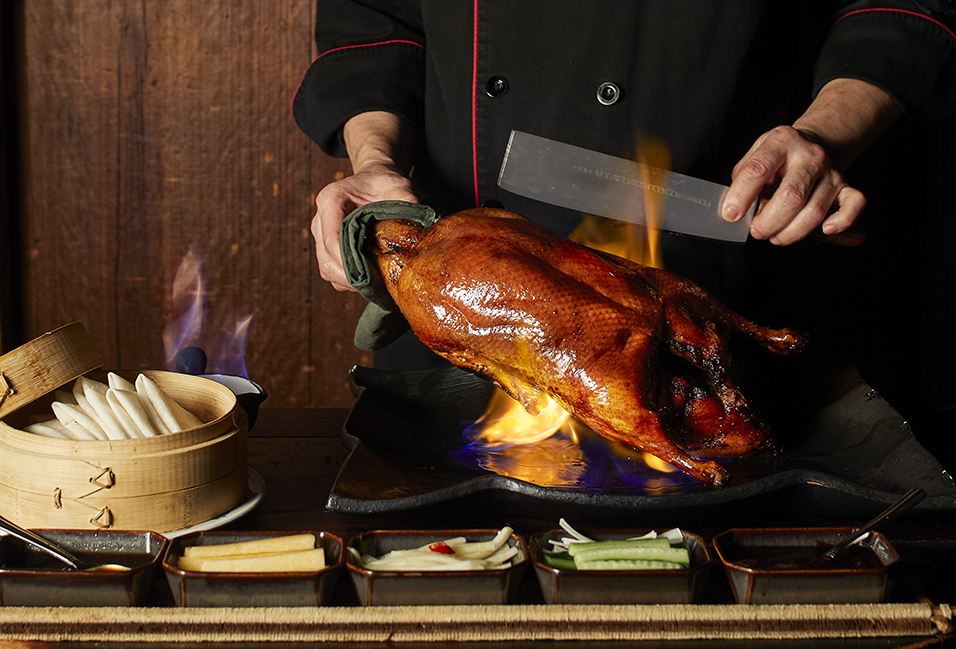 Flaming Duck by Hutong | Hutong NYC | Chinese Restaurant